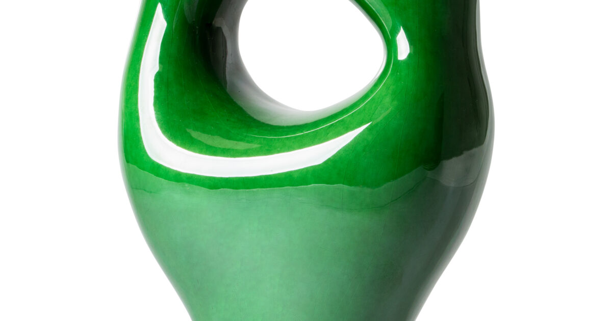 Ceramic Sculpture Glossy Green | Emporio Ceramico